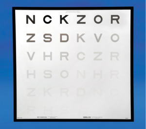 Evans Letter Contrast Test Vs Pelli Robson | VectorVision